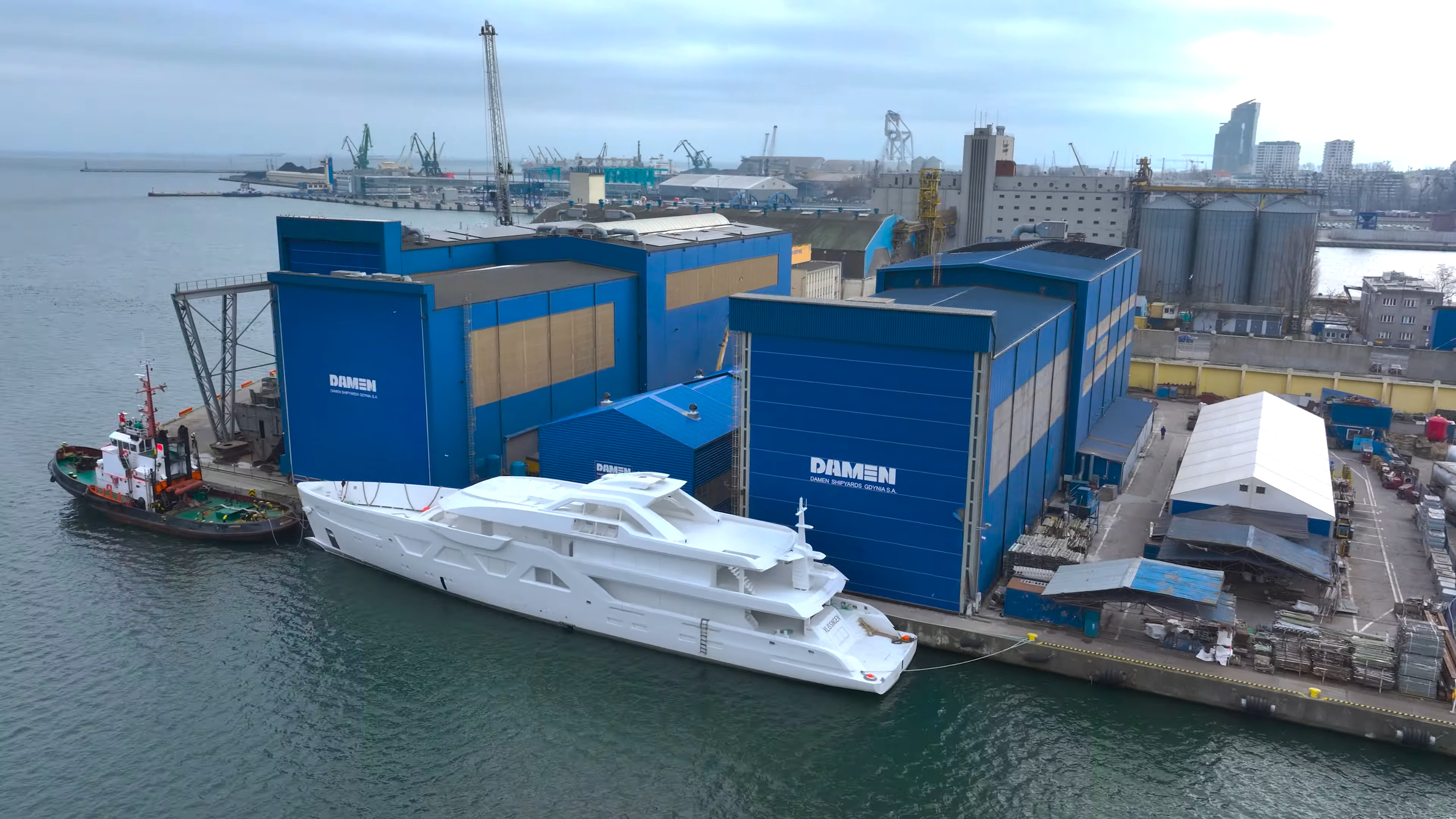 Luxury Yachts Are Being Built in Gdynia. The Latest Hull Has Just Been ...
