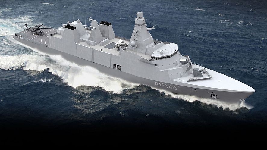 British partners in the Polish frigate program Miecznik. First ship in ...