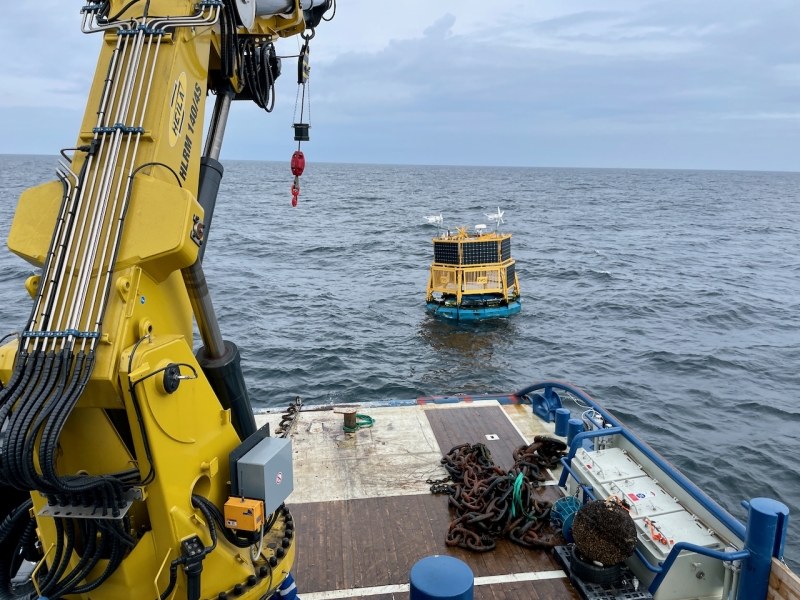 "Anna" tested the windiness and intensity of sea waves for the Bałtyk I ...