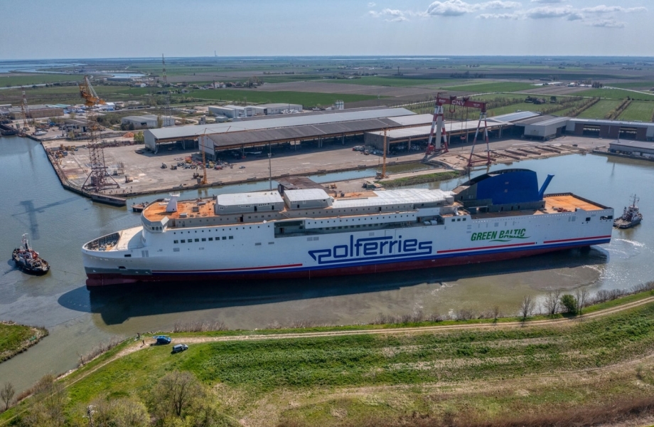 The new ferry for Polferries with the chosen name - ZielonaGospodarka.pl